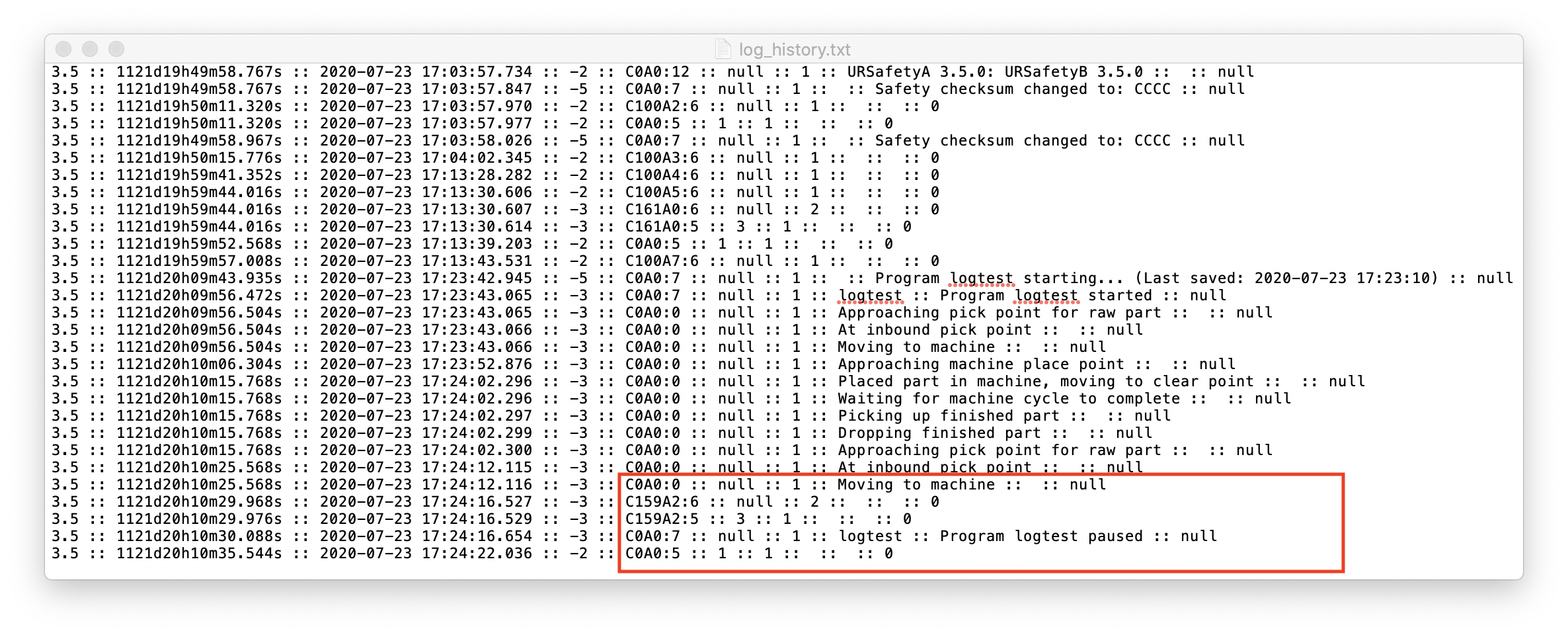 Logging Data in Polyscope